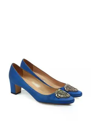 Manolo Blahnik Okkato Crystal-embellished Pumps