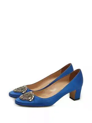 Manolo Blahnik Block Heel Pumps