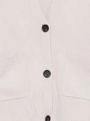 Alpha Studio Patch-pocket V-neck Cardigan