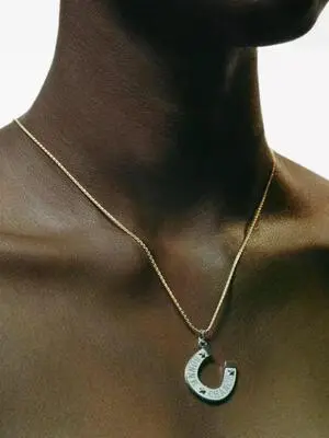 MARIE LICHTENBERG Bonne Chance Horseshoe Pendant