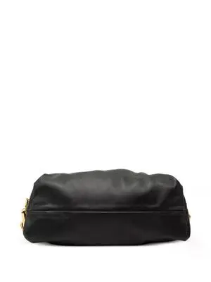 Bottega Veneta Lambskin Chain Pouch Shoulder Bag - Black