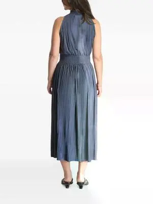 SAMSOE SAMSOE Uma Plissé-effect Shirred Midi Dress