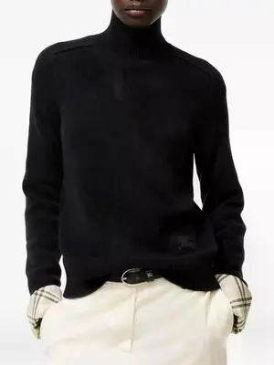 Burberry Cashmere Turtleneck Sweater - Black