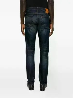 TOM FORD Belt-loop Logo-patch Jeans