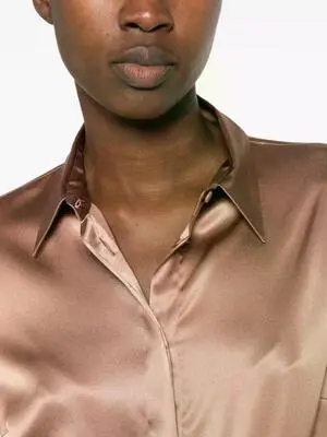Peserico Satin Finish Long Sleeve Shirt
