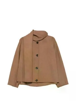 Max Mara Wool Jacket With Scarf