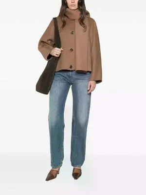 Max Mara Wool Jacket With Scarf