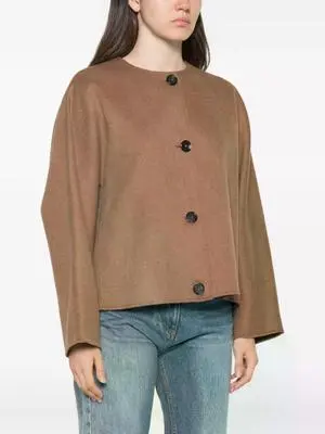 Max Mara Wool Jacket With Scarf