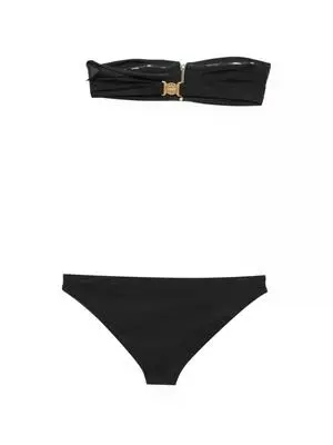 Balmain Zip-fastening Bandeau Bikini