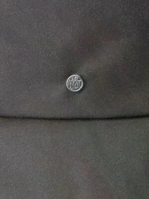 MAISON MICHEL Jason Logo-detail Bucket Hat - Grey