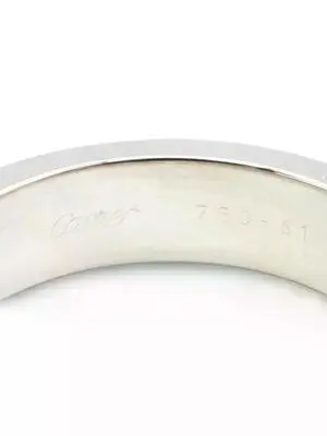 Cartier 18k White Gold Diamond Love Motif Ring