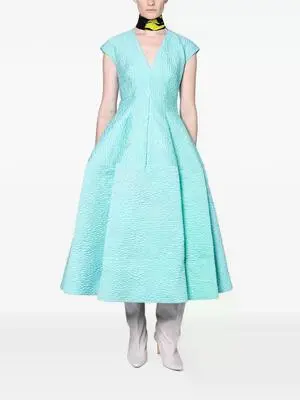 ROKSANDA Kova Textured-finish Midi Dress