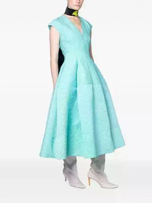 ROKSANDA Kova Textured-finish Midi Dress