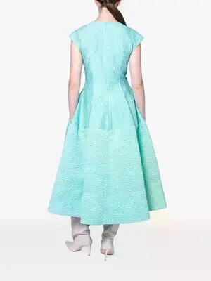 ROKSANDA Kova Textured-finish Midi Dress