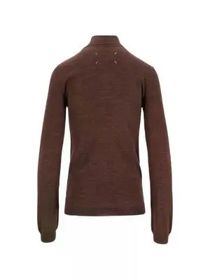 MAISON MARGIELA Wool Silk Underpinnings Turtleneck