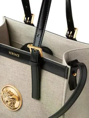 Versace Rivière Mini Canvas Tote