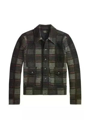 Ralph Lauren Check Shirt Jacket - Black