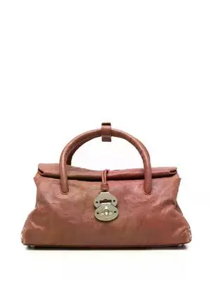 ZANELLATO Dotta Twist-lock Tote Bag - Brown