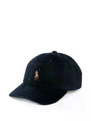 Polo Ralph Lauren Logo-embroidered Corduroy Cap - Blue
