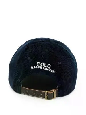 Polo Ralph Lauren Logo Embroidered Corduroy Cap