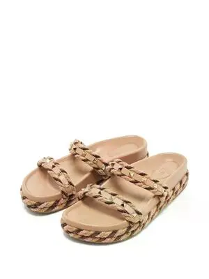 Valentino Garavani Rockstud Torchon Flat Sandals