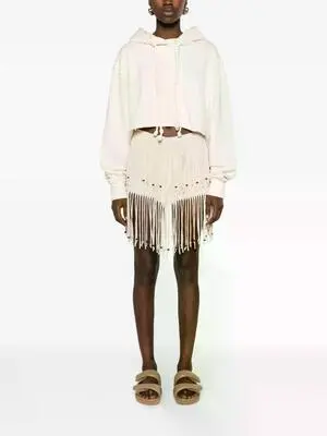 Alanui Monsoon Fringed Miniskirt