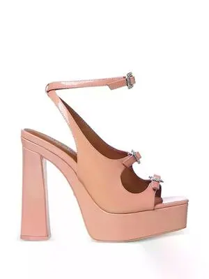 Kurt Geiger Buckle Platform Sandals - Pink