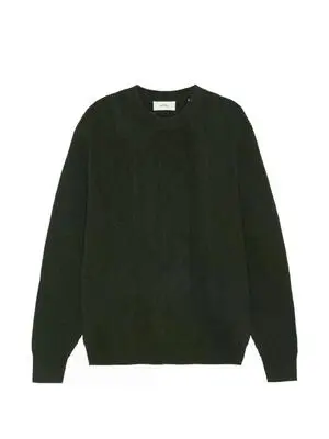 LES DEUX Ribbed-knit Crew-neck Sweater