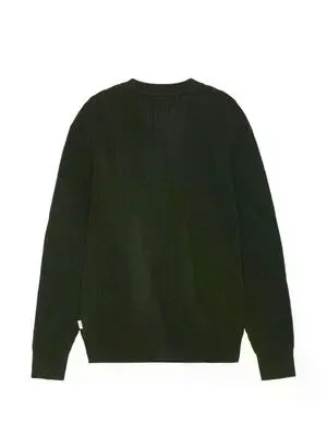 LES DEUX Ribbed-knit Crew-neck Sweater