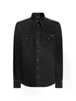 Dolce & Gabbana Denim Shirt - Black