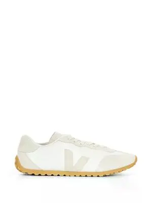 VEJA Gt V-logo Suede-panelled Sneakers - White