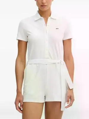 Lacoste Logo-patch Belted Playsuit