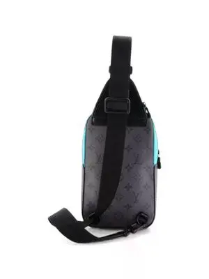 LOUIS VUITTON Avenue Sling Bag Nm Reverse Monogram Eclipse Canvas Backpack