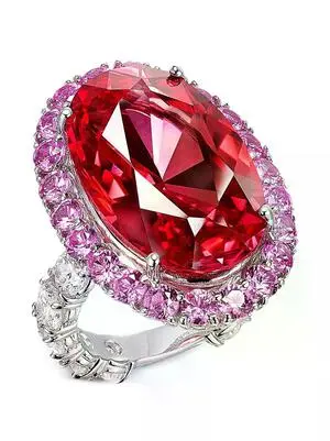 ANABELA CHAN Candy Crush Sapphire And Diamond Ring