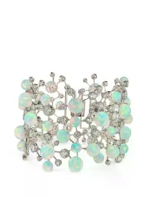 ANABELA CHAN Constellation Lab-grown Opal And Lab-grown Diamond Bracelet - Silver
