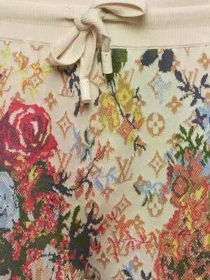 LOUIS VUITTON Floral Monogram Jacquard Shorts