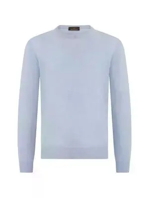 SLOWEAR Crew-neck Knitted Sweater - Blue
