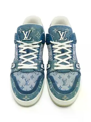 LOUIS VUITTON Monogram Denim Low-top Sneakers