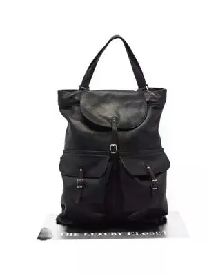 Saint Laurent Buckle-detail Backpack