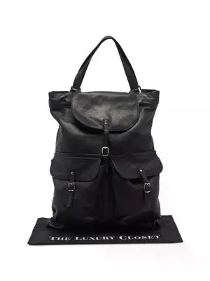 Saint Laurent Buckle-detail Backpack