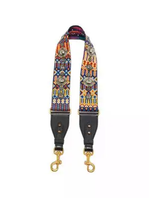 Dior Studded Embroidered Shoulder Strap