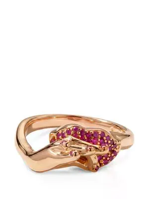 DI VOLPE Bellissimo Ruby-embellished Ring