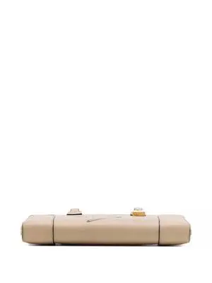 Loewe 2022 Joe Brainard Words Leather Amazona Pouch Satchel
