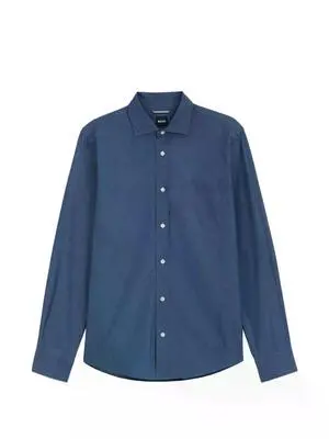 BOSS Patch-pocket Shirt - Blue