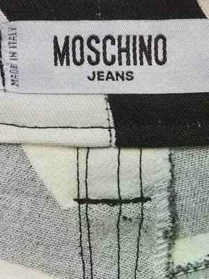 Moschino Heart Print Flared Jeans