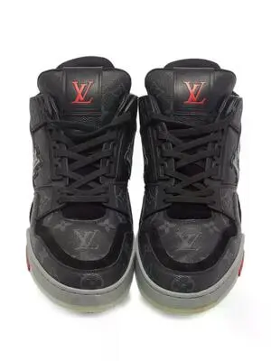 LOUIS VUITTON Logo Monogram Eclipse Low-top Sneakers