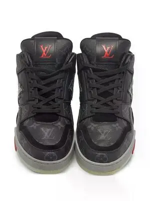 LOUIS VUITTON Logo Monogram Eclipse Low-top Sneakers