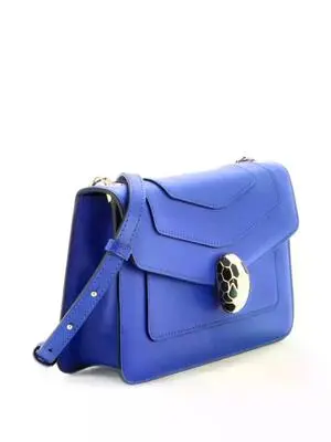 BVLGARI Serpenti Forever Shoulder Bag Leather Small Crossbody Bag