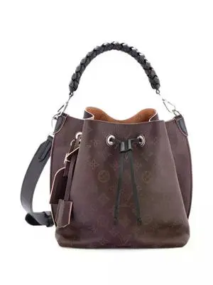 LOUIS VUITTON Muria Mahina Leather Bucket Bag