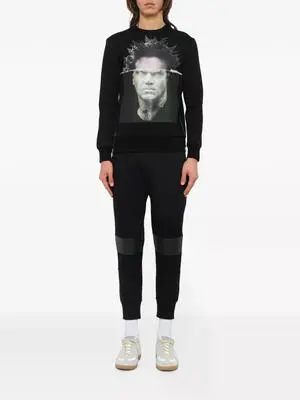 Neil Barrett Marcus Graphic-print Zip-detail Sweater